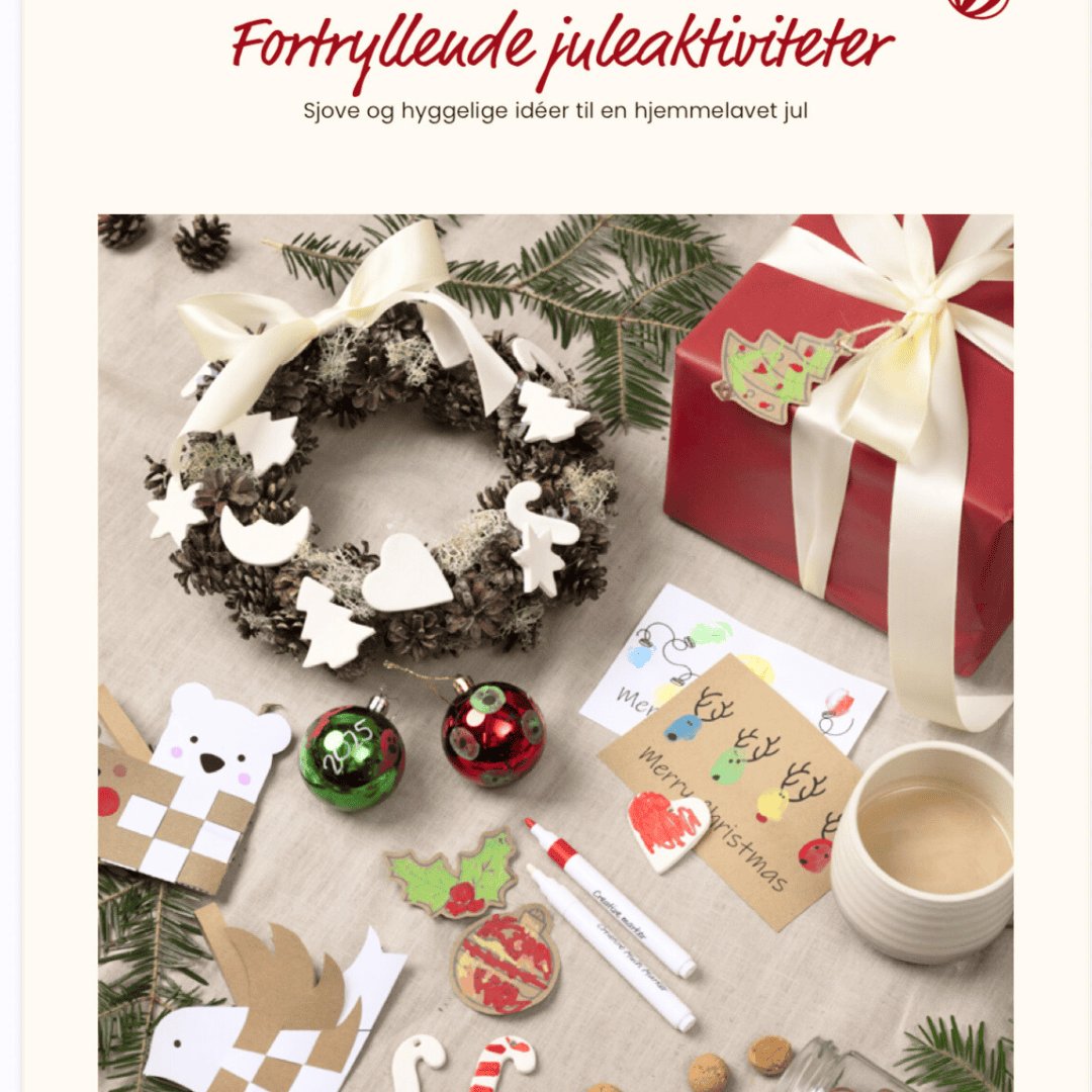 Jule aktivitetshæfte - Gratis download - DIY og Krea - Krea Pausen